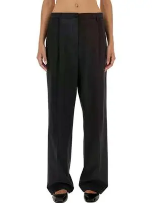 Aspesi Pleated Tailored Trousers - Black