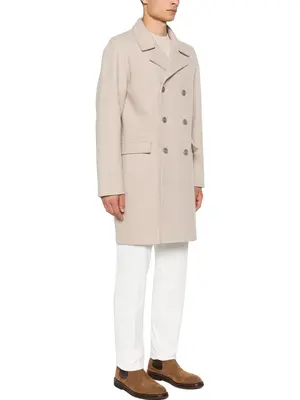 LUNARIA CASHMERE Brushed Cashmere Coat - Neutrals