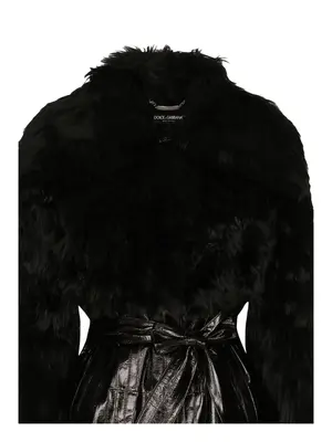 DOLCE & GABBANA Dolce & Gabbana Leather Coat