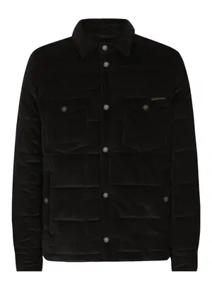 Dolce & Gabbana Corduroy Shirt Jacket - Black