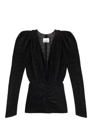 Isabel Marant Étoile Marlin Blouse - Black