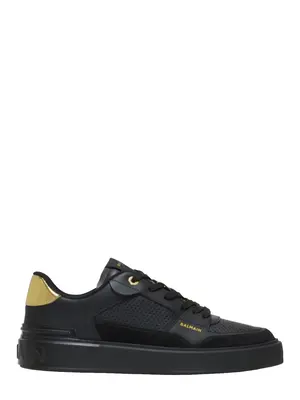 Balmain B-court Flip Sneakers - Black