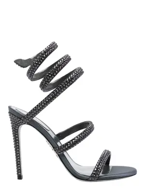 Rene Caovilla 105mm Cleo Sandals - Grey