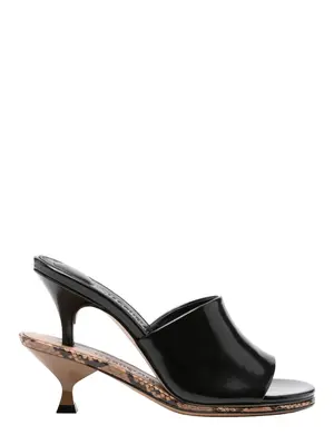 Jacquemus The Double 110mm Mules - Black
