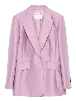 Zimmermann Illustration Blazer - Pink
