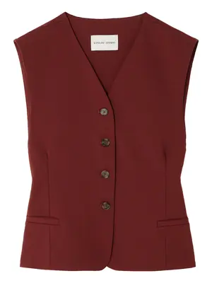 LOU LOU STUDIO Teora Stretch-wool Vest