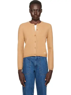 A.p.c. A.P.C. Mila Cardigan Cab Camel