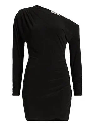 Ramy Brook Haisley Gathered Minidress - Black