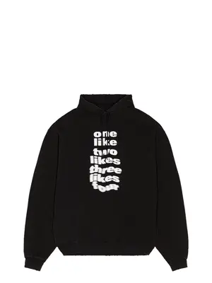 Balenciaga Bomber Hoodie - Black