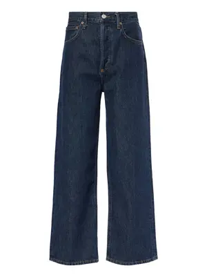 AGOLDE Ren High-rise Wide-leg Jeans - Blue