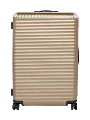 FPM MILANO Bank Light Trunk On Wheels Suitcase - Brown