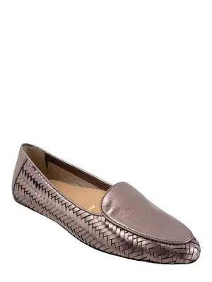 Trotters Lyric Leather Loafer - Rose Pewter