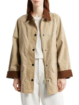 ALEX MILL Madison Waxed Cotton Jacket - Khaki