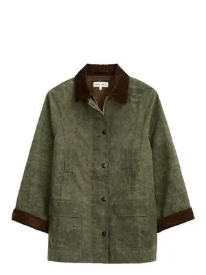 ALEX MILL Madison Waxed Cotton Jacket - Olive