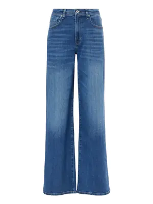 Citizens Of Humanity Loli Mid-rise Wide-leg Jeans - Blue