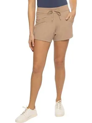 Travis Mathew Friday Ponte Shorts - Natural