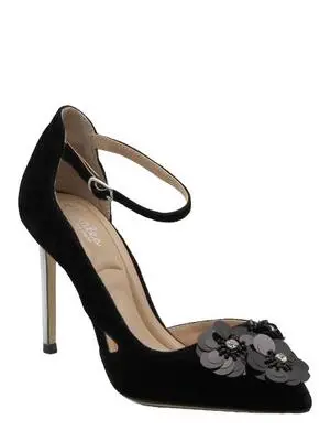 Charles By Charles David Rae Ankle Strap Pumps - Black