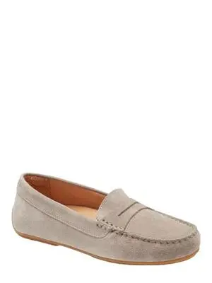 Samuel Hubbard Free Spirit Driver Loafer - Grey Suede