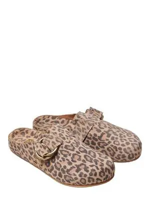 BEEK Beek Vulture Cheetah Print Mules