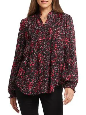NYDJ Pleat Front Tunic Top - Beulah Basin