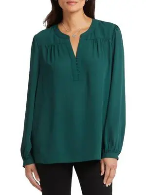 NYDJ NYDJ Trinity Tunic Top Pine Forest
