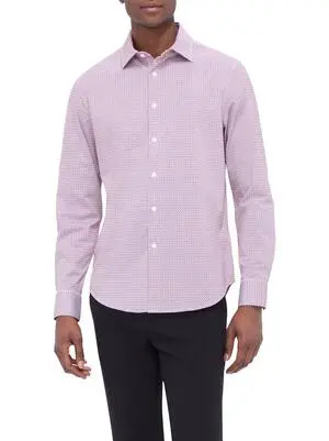 Bugatchi Ooohcotton® Button-up Shirt - Cabernet
