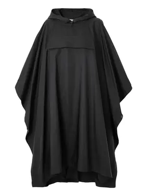 THE ROW Rian Hooded Shell Coat - Black