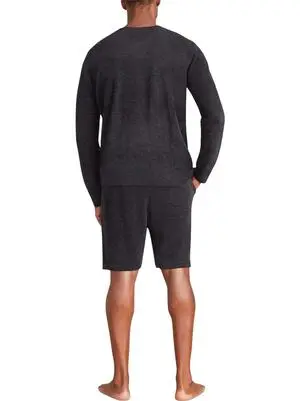 Barefoot Dreams Cozychic Ultra Lite Crewneck Sweater - Black