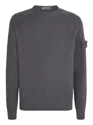 Stone Island Ghost Piece Virgin Wool Sweater - Grey