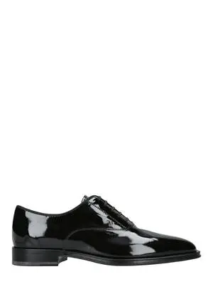 TOD'S Patent Leather Derby Shoes - Black