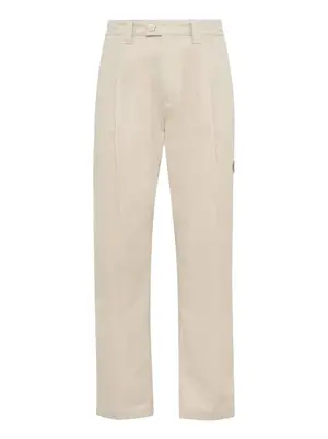 Stone Island Ghost Compass Cotton Straight Pants - Beige