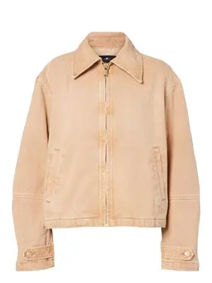 7 For All Mankind Denim Trucker Jacket - Beige