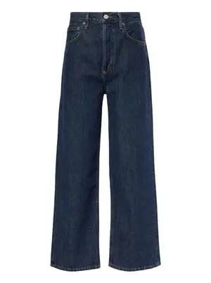 AGOLDE Ren High-rise Wide-leg Jeans - Blue