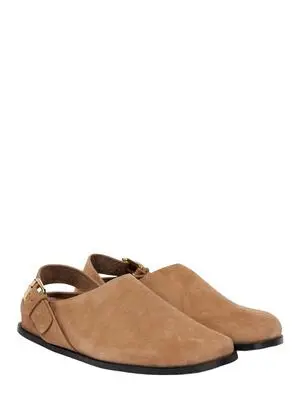 A.emery A.EMERY Suede Clogs Brown