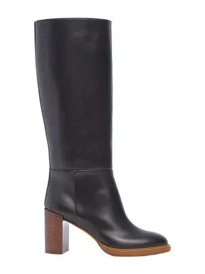 GABRIELA HEARST Bocca Tall Boot In Black Leather