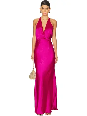 ELLIATT Aria Maxi Dress - Fuchsia