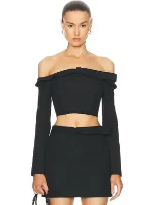Cult Gaia Valia Top - Black