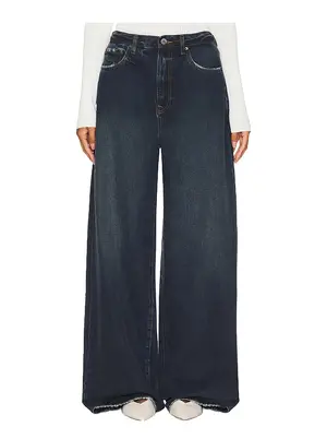 GRLFRND GRLFRND Rowan Oversized Baggy Jeans Blue