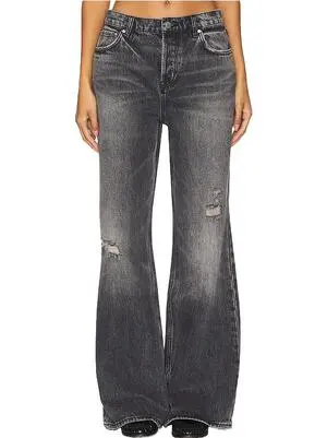 GRLFRND Jade Low Rise Flare Jeans - Grey