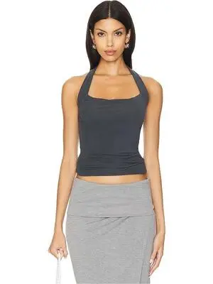 GEEL Geel Isabelle Halter Top Grey