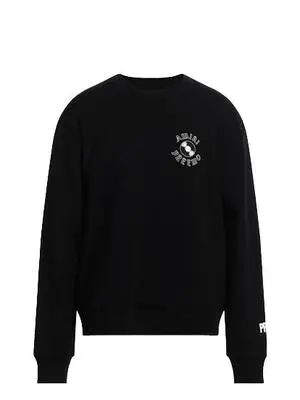 Amiri Cotton Sweatshirt With Graphic Print - Black