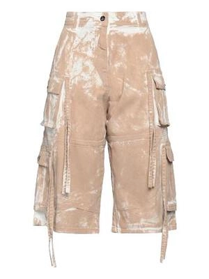 ANDREĀDAMO Denim Cargo Pants - Blush