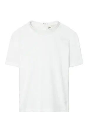 Tory Burch Tory Burch Cotton T-Shirt White