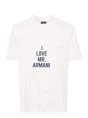 Emporio Armani I Love Mr Armani T-shirt - White