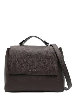 ORTIGNI Sveva Small Tote Bag - Brown