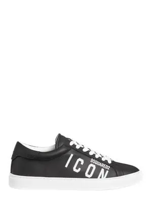Dsquared2 Icon Logo-print Low-top Sneakers - Black