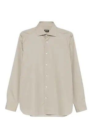 Zegna Cotton Shirt - Grey