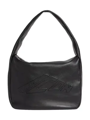 Dsquared2 Logo-embossed Leather Tote - Black
