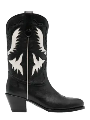 Polo Ralph Lauren 55mm Leather Boots - Black