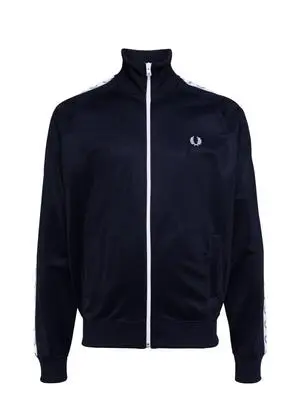Fred Perry Logo-tape Sport Jacket - Blue